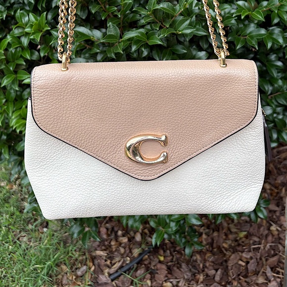 Coach | Bags | Coach Tammie Colorblock Shoulder Tote Euc | Poshmark